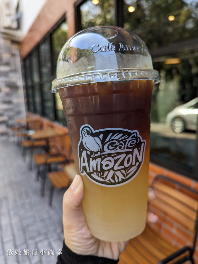 Café Amazon(คาเฟ่ อเมซอน)亞馬遜咖啡，清邁古城區內的在地咖啡品牌，世界第六大咖啡廳連鎖店 @依娃旅行小確幸